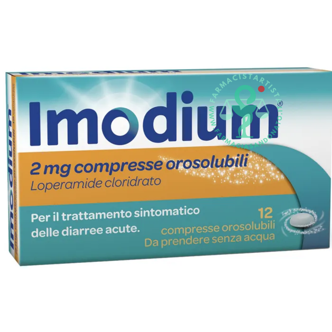 Imodium 12 Compresse Orosolubili 2mg – Farmacia San Donato